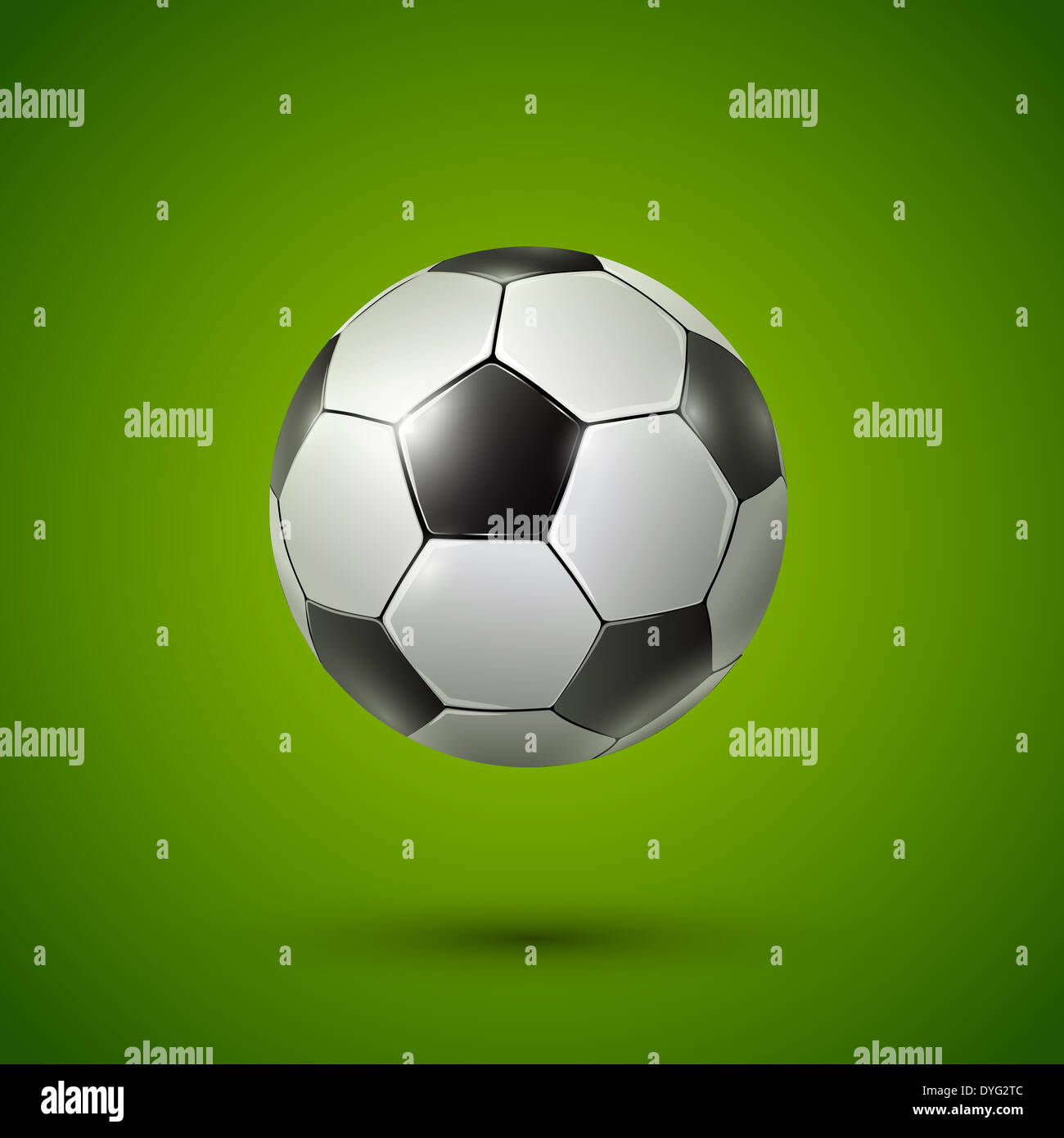 Soccer ball isolated on green hi-res stock photography and images - Alamy