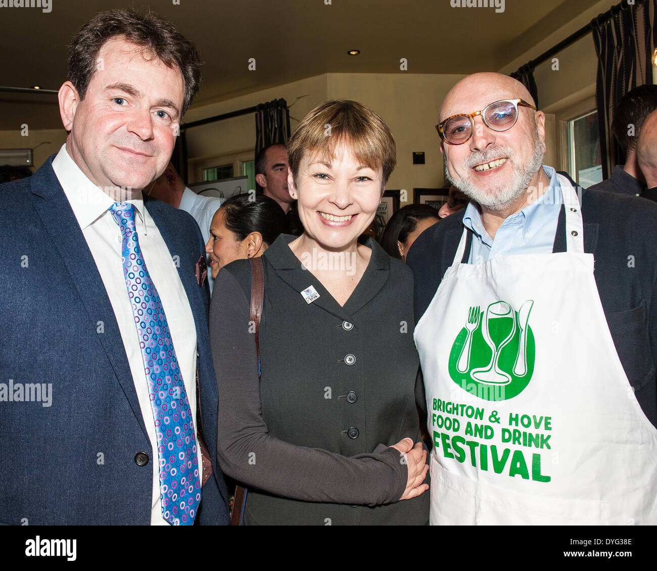 Brighton, UK . 16th Apr, 2014. BHFDF's Adam Style and Roger Marlow with ...