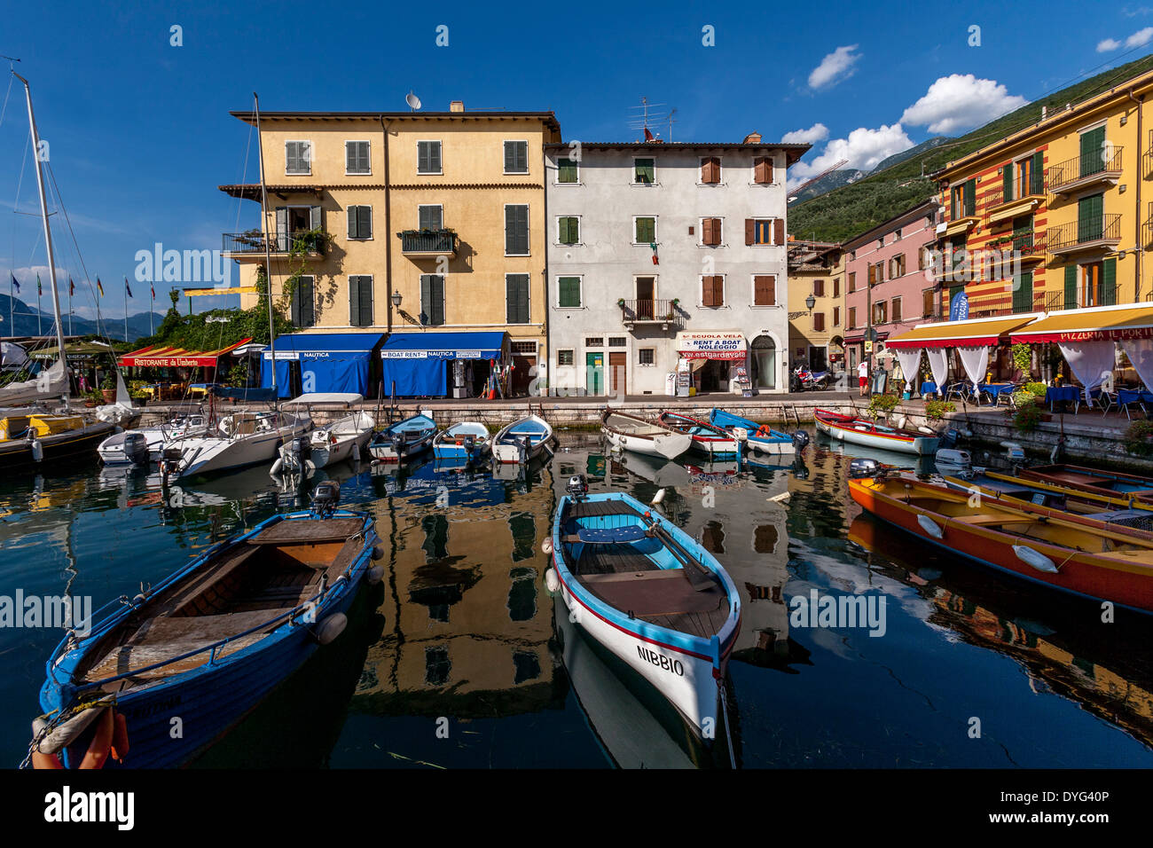 Castelletto di Brenzone, Lake Garda, Veneto, Italy Stock Photo - Alamy