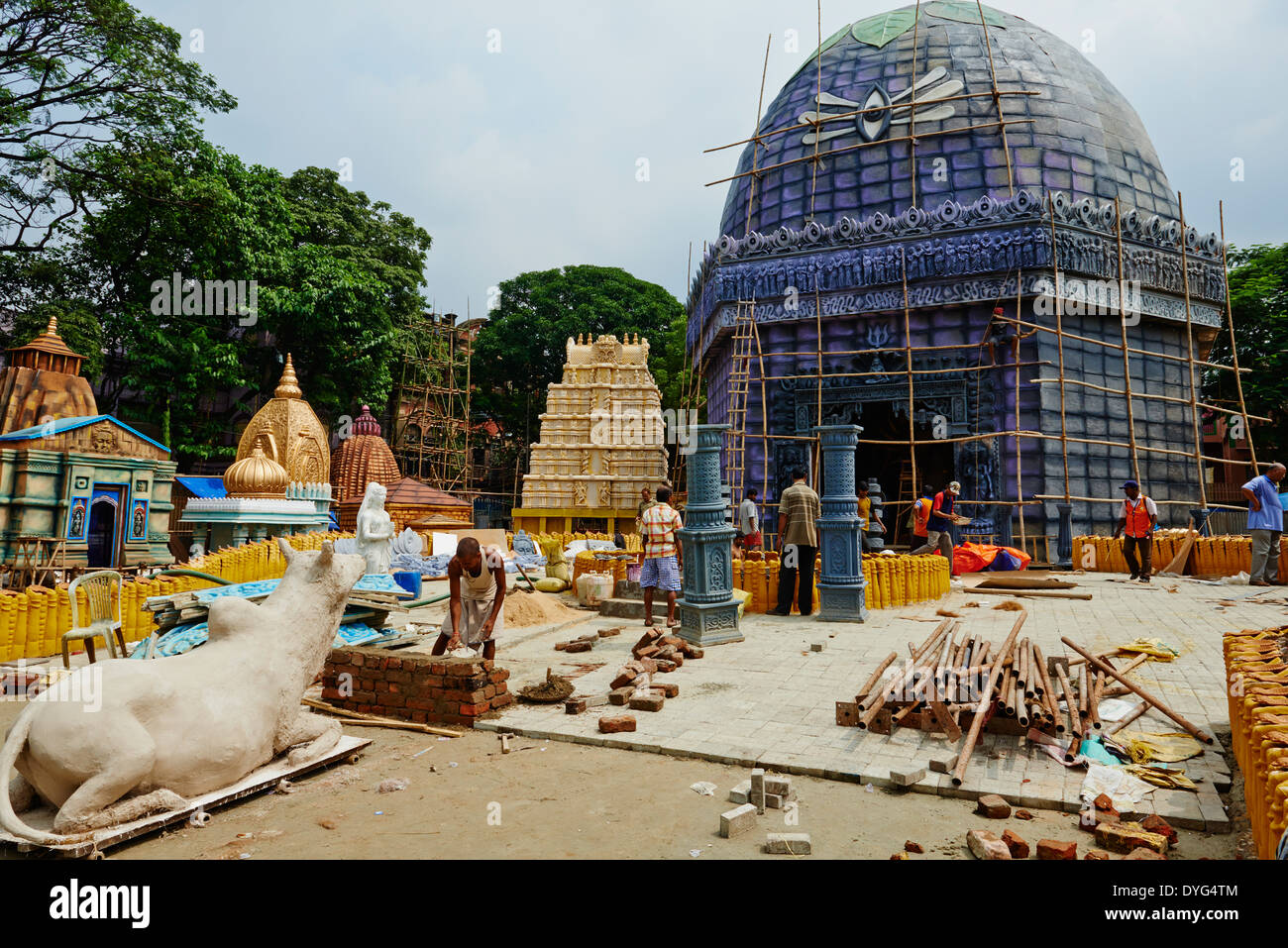 Kolkata durga puja hi-res stock photography and images - Alamy