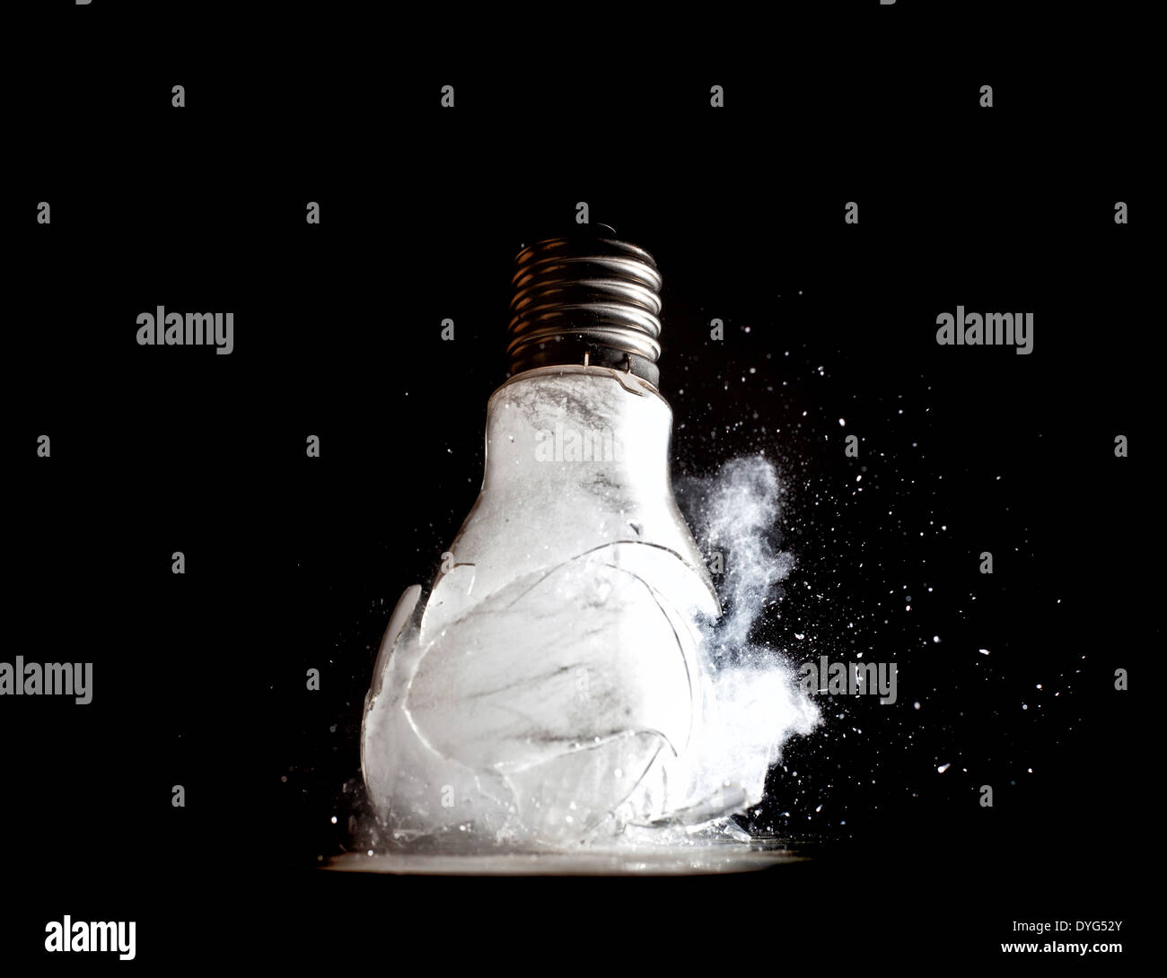 close up image of electric bulb explosion Stock Photo - Alamy