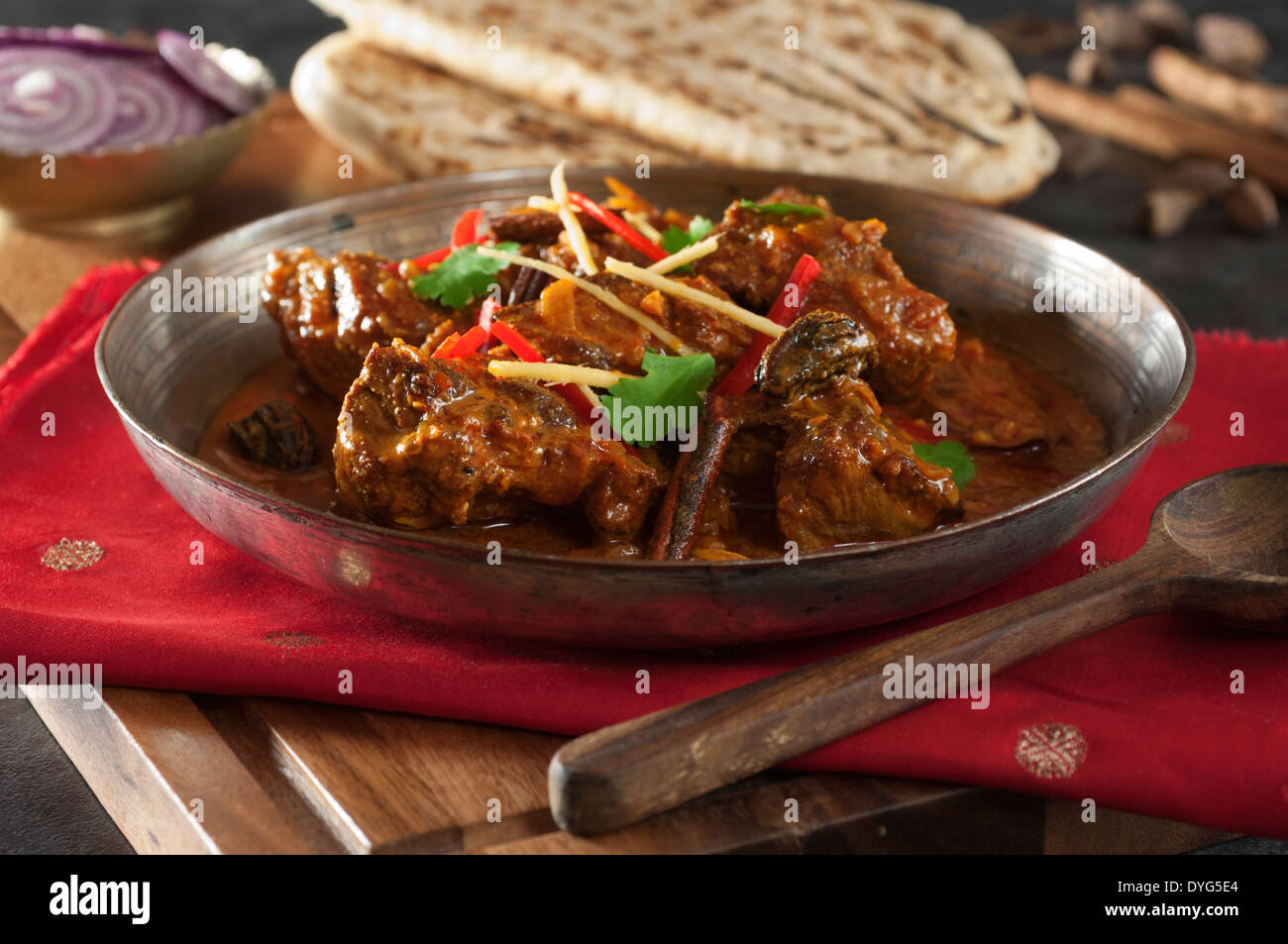 Rogan Josh Kashmiri lamb curry India Food Stock Photo - Alamy