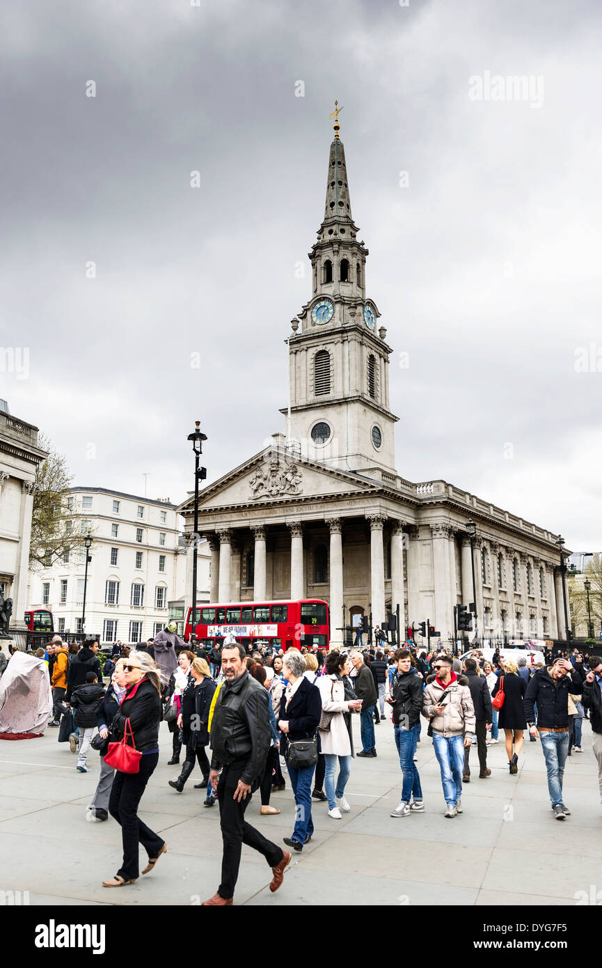 St Martin in The Fields Stock Photo - Alamy