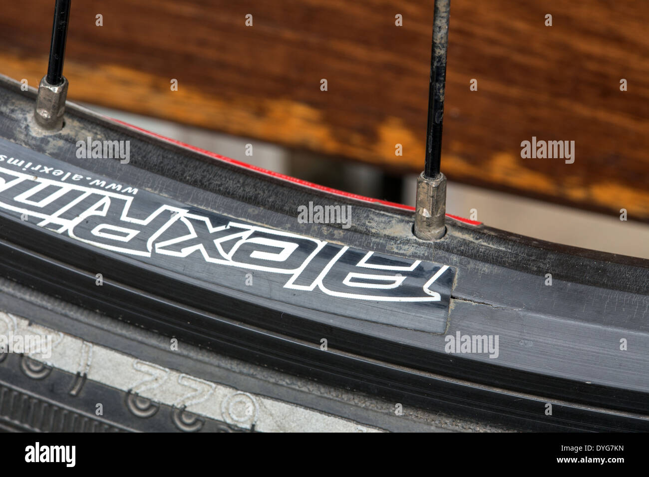 Cycle wheel damaged by potholes on birmingham's badly maintained roads ...