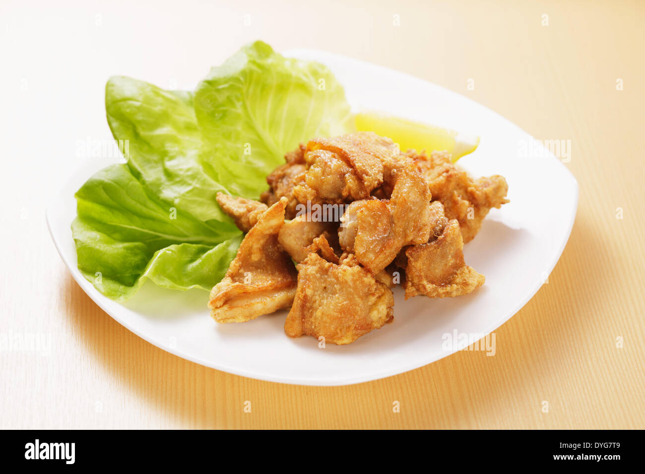 Japanese style fried chicken Stock Photo - Alamy
