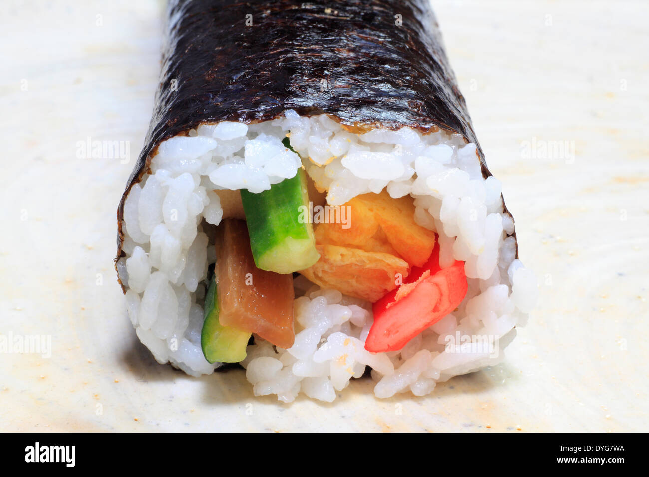 Korean Rolled Sushi Stock Photo - Alamy