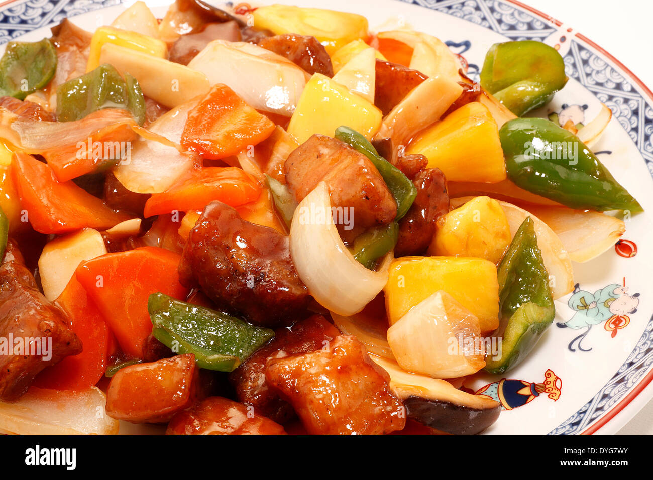 Chinese style marinated pork Stock Photo - Alamy