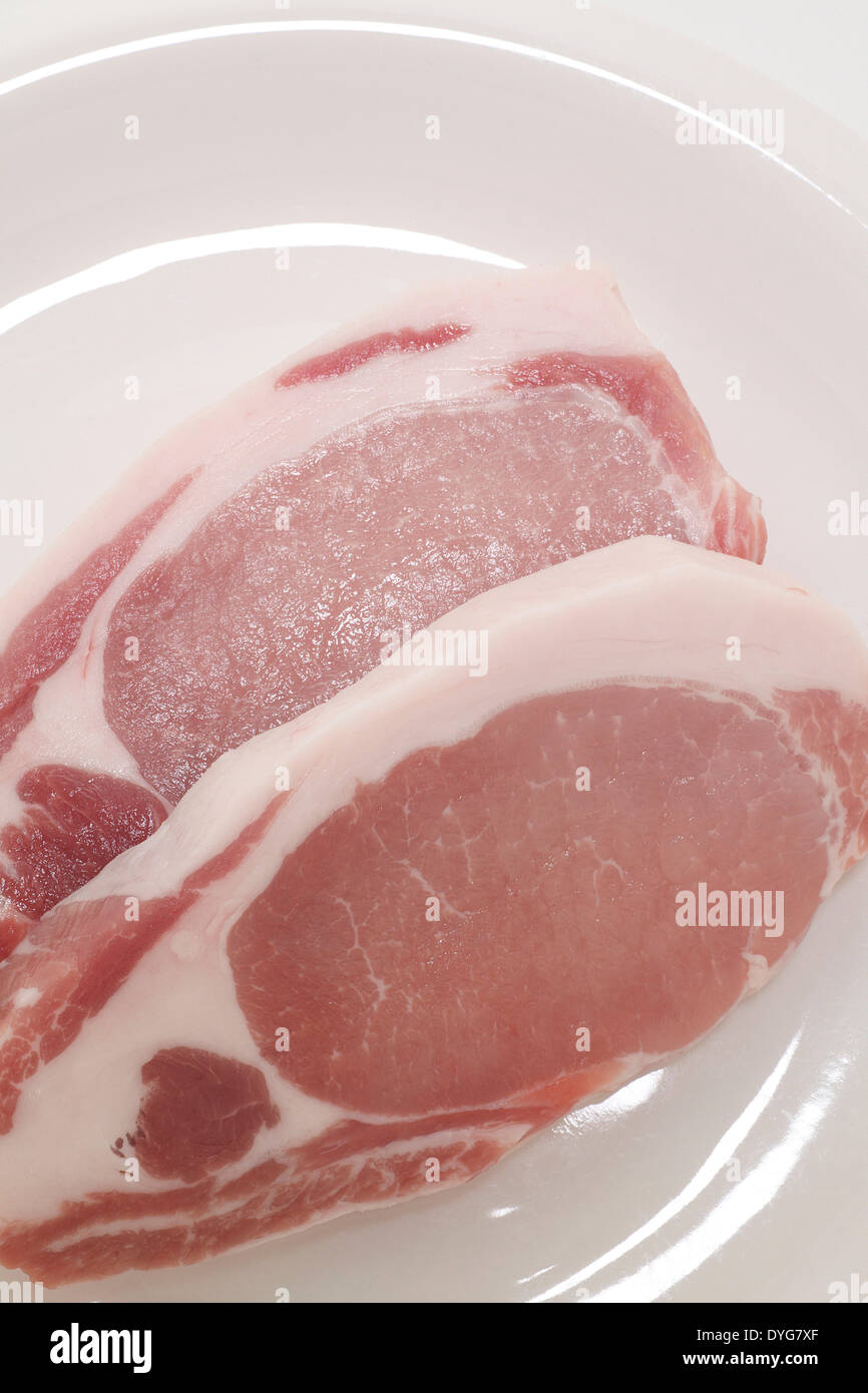 Raw pork meat Stock Photo - Alamy