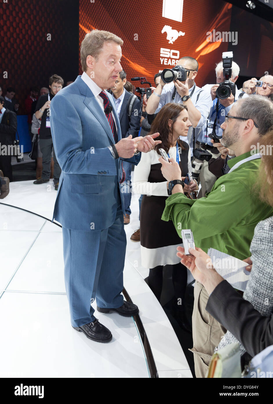 Ford Motor Company Executive Chairman Bill Ford speaks at New York ...