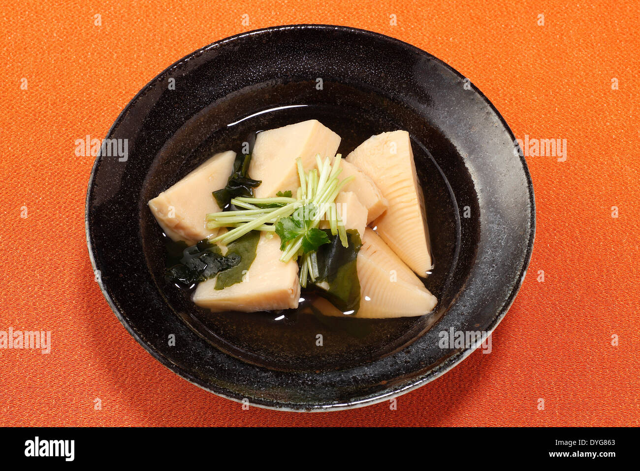 Boiled bamboo shoots Stock Photo - Alamy