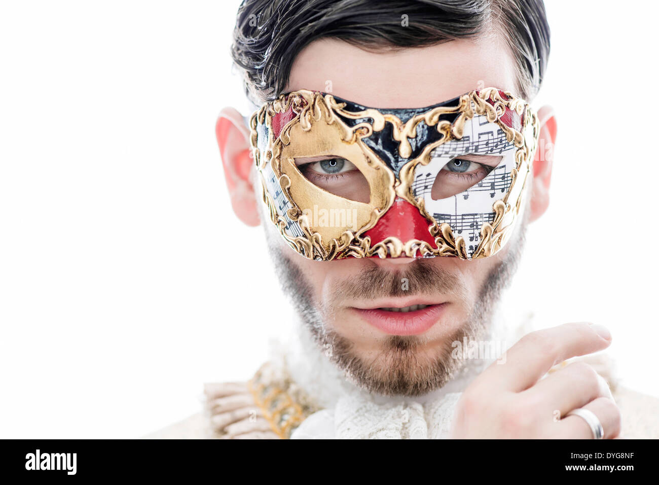 Casanova, Mann mit venezianischer Maske - Casanova, man with Venetian ...