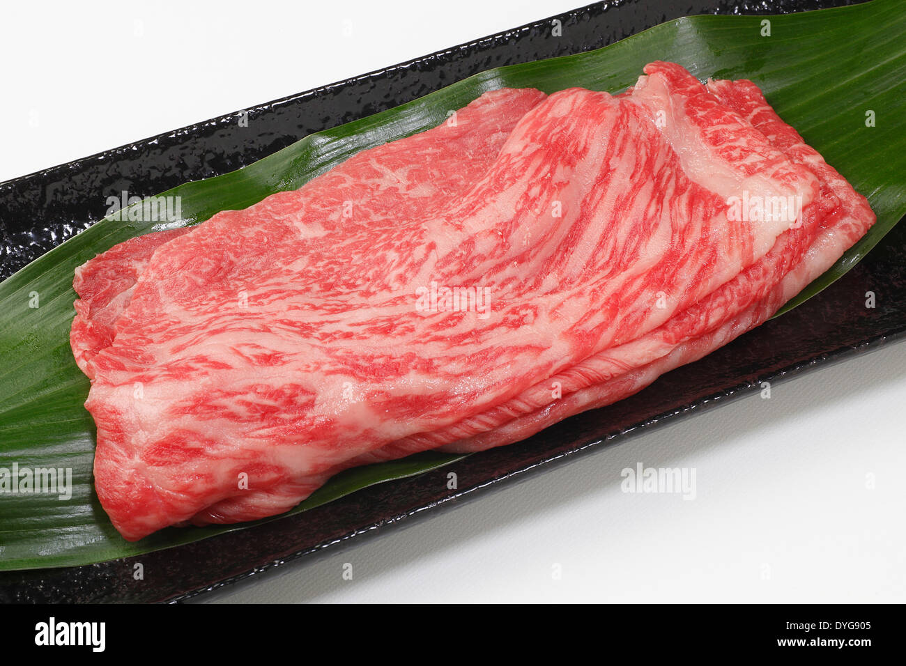 Raw Japanese beef Stock Photo - Alamy