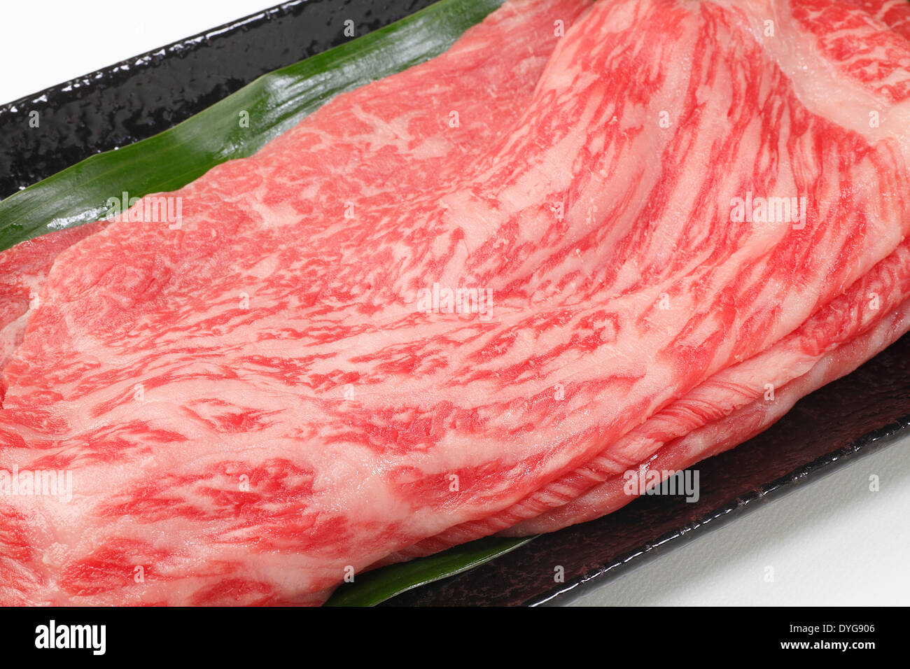 Raw Japanese beef Stock Photo - Alamy
