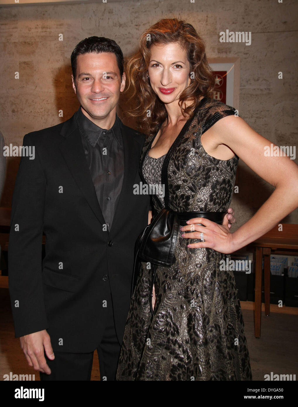 New York, New York, USA. 16th Apr, 2014. Actress ALYSSA REINER and ...
