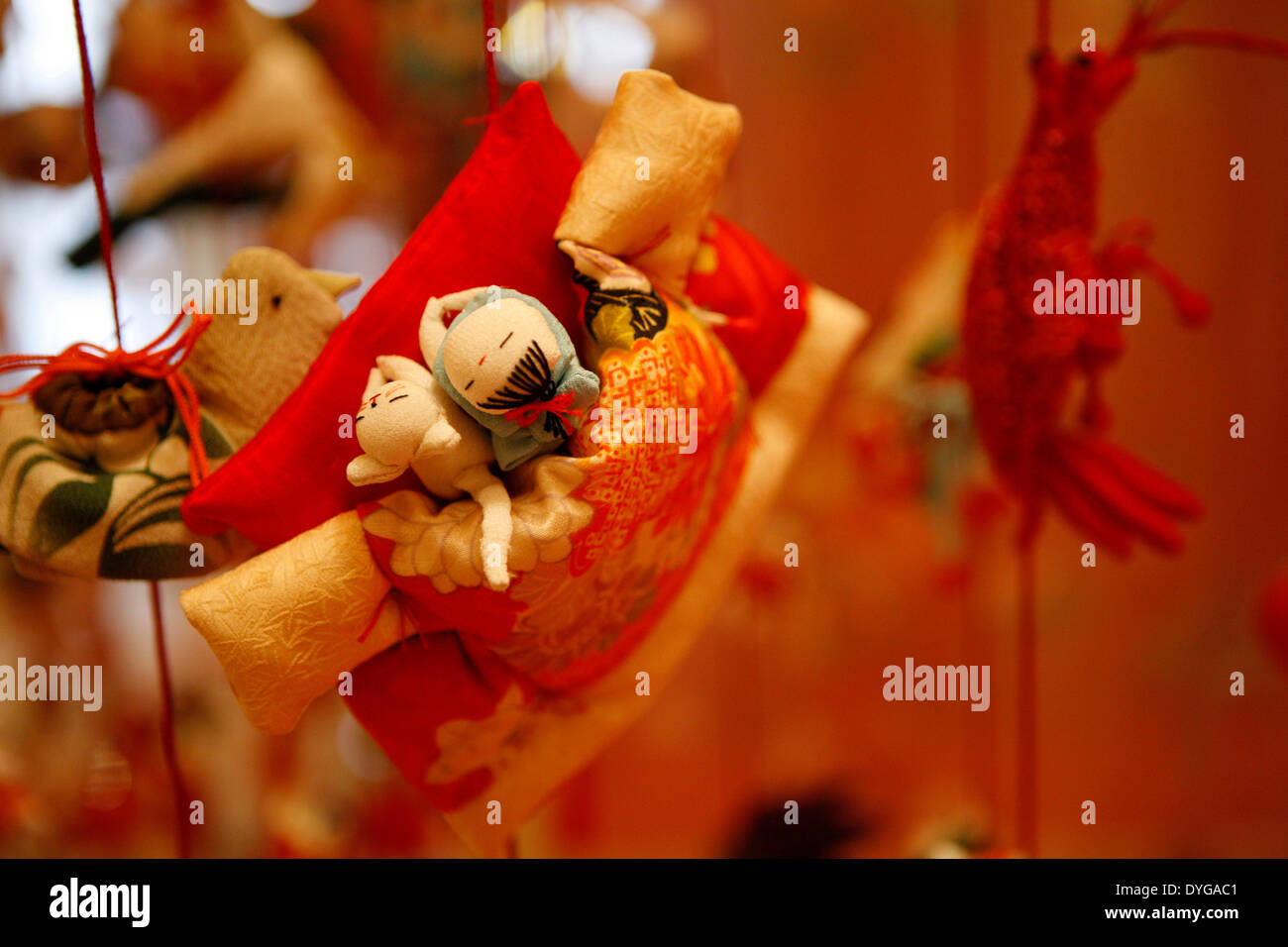 Japanese Hanging Dolls Stock Photo - Alamy