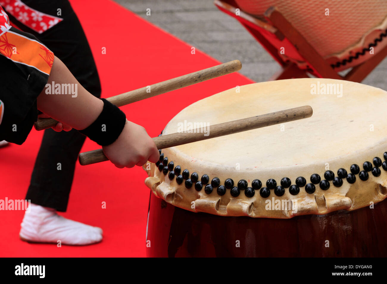 Japanese Taiko Drums Stock Photo - Alamy