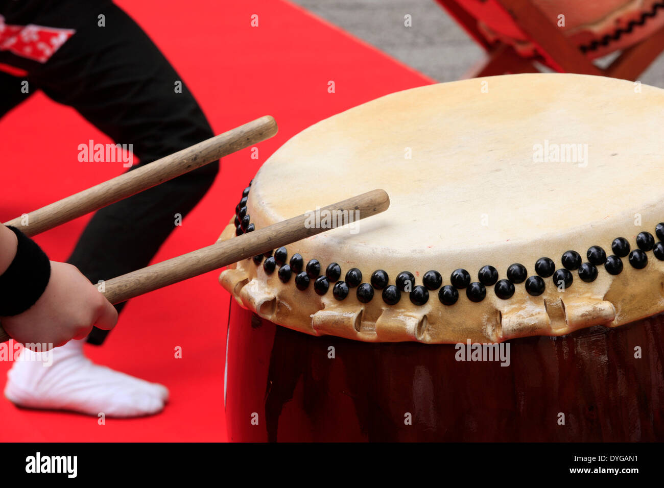 Japanese Taiko Drums Stock Photo - Alamy