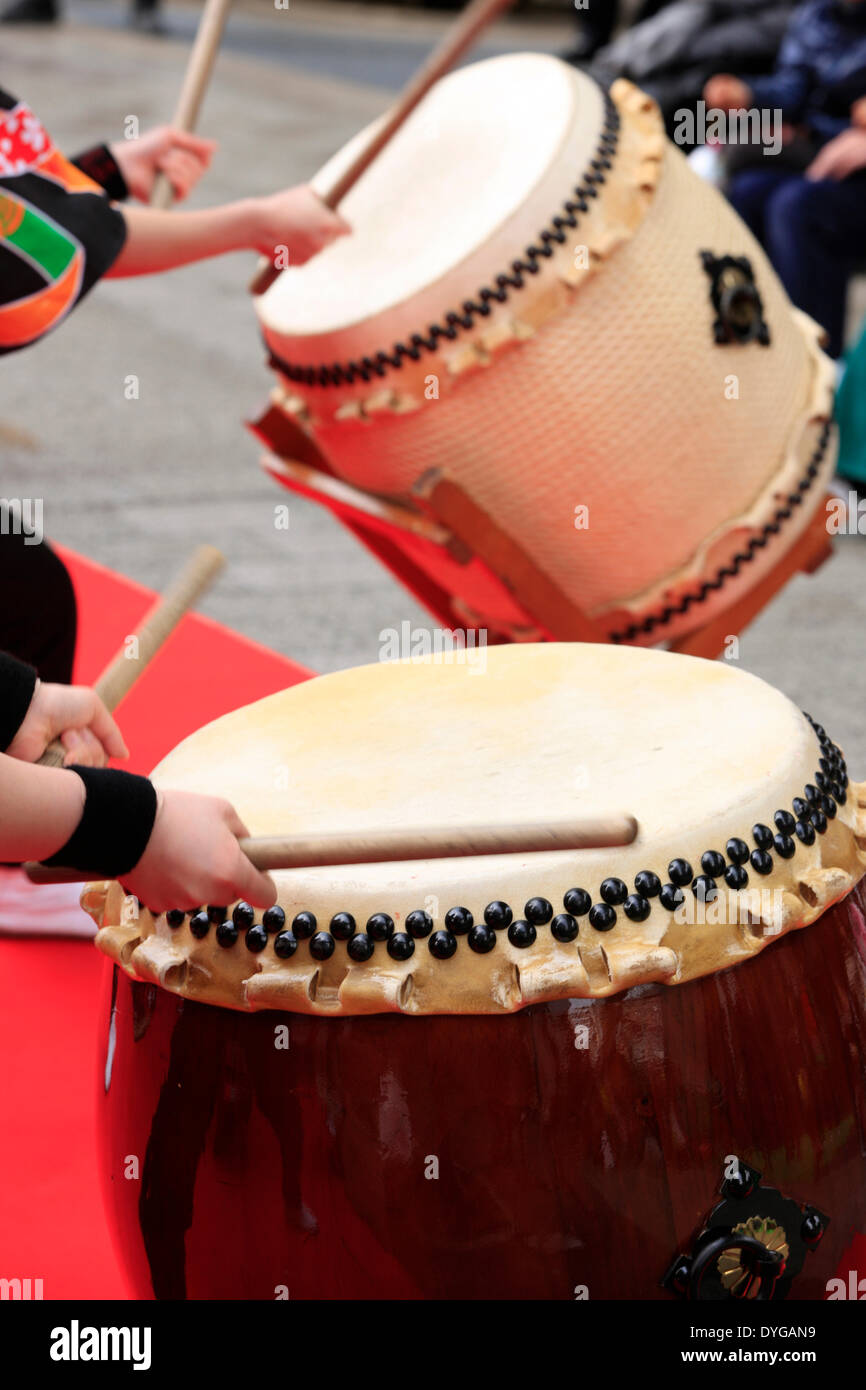 Japanese Taiko Drums Stock Photo - Alamy