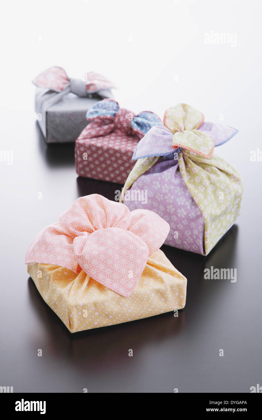 Japanese style wrapping cloths Stock Photo - Alamy