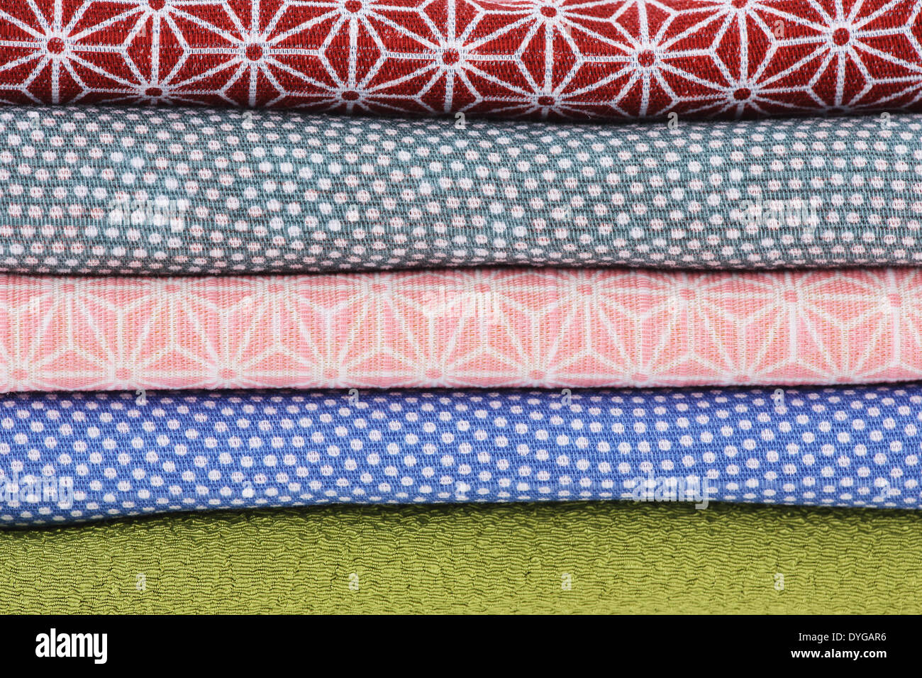 Japanese style wrapping cloths Stock Photo - Alamy