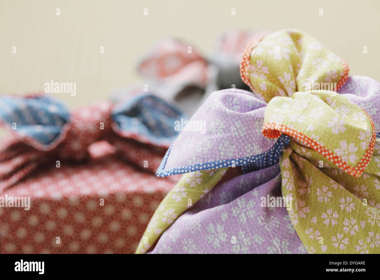 Japanese style wrapping cloths Stock Photo - Alamy