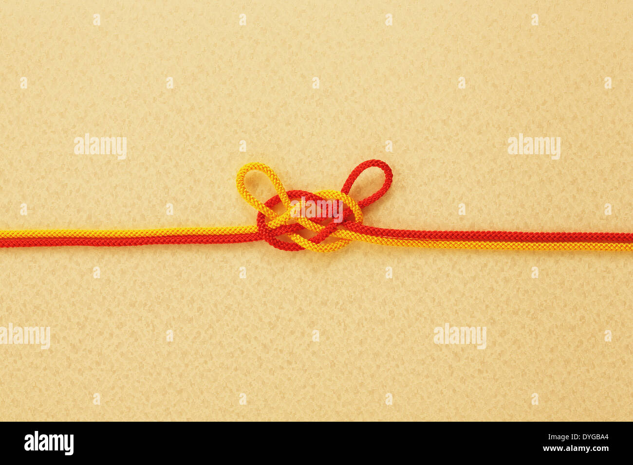 Japanese style envelope wrapping cord Stock Photo - Alamy