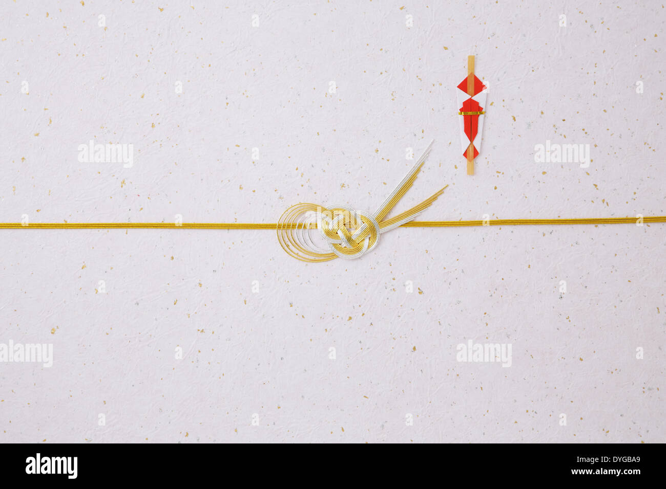 Japanese style envelope wrapping cord Stock Photo - Alamy