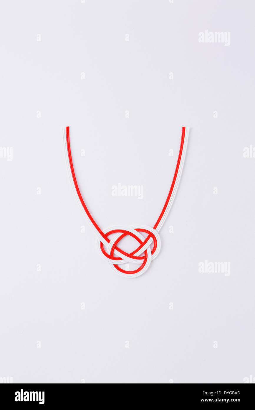 Japanese style envelope wrapping cord Stock Photo - Alamy