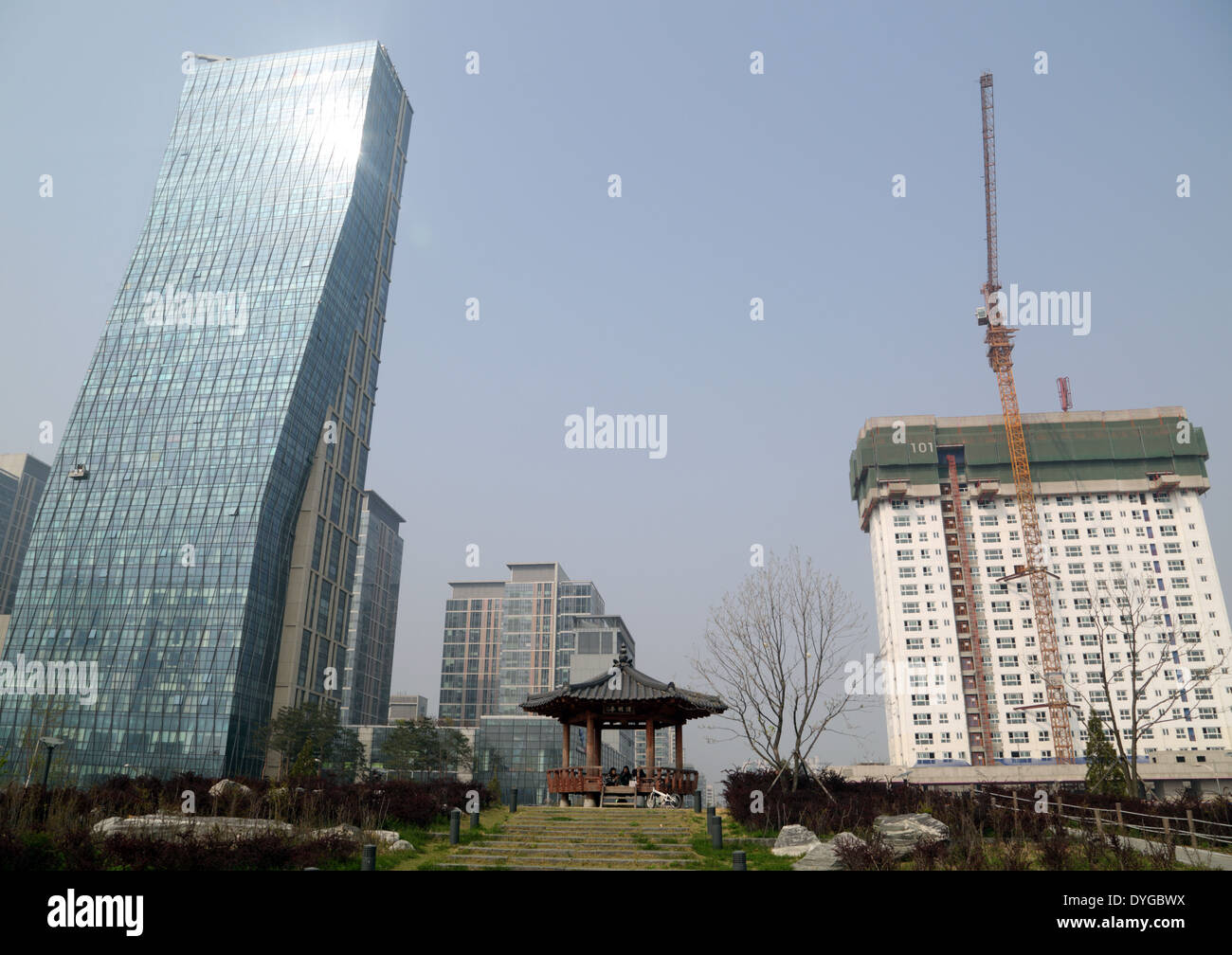 Central Park of the Incheon Free Economic Zone (IFEZ), Incheon, South ...