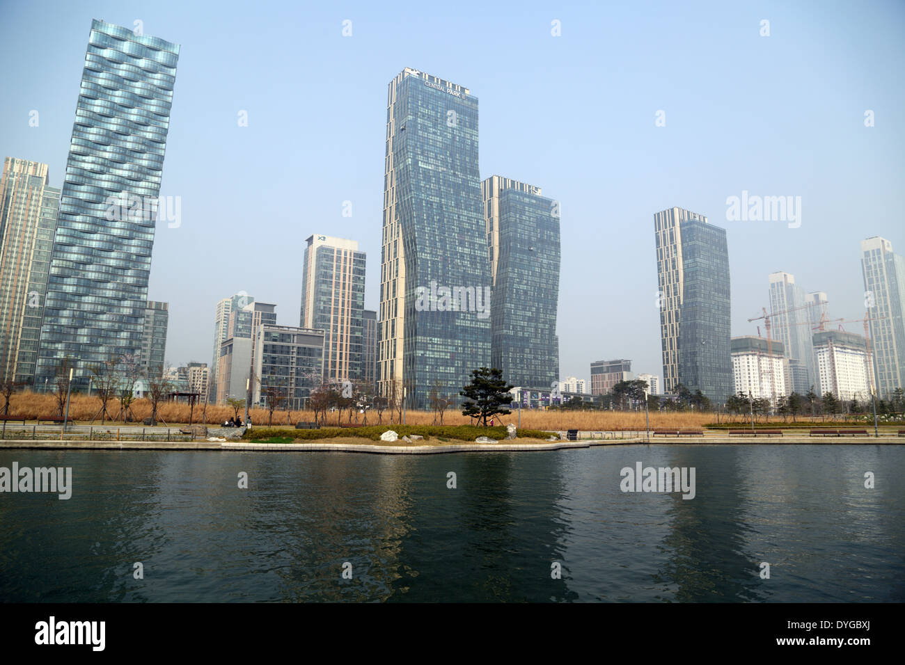 Central Park of the Incheon Free Economic Zone (IFEZ), Incheon, South ...