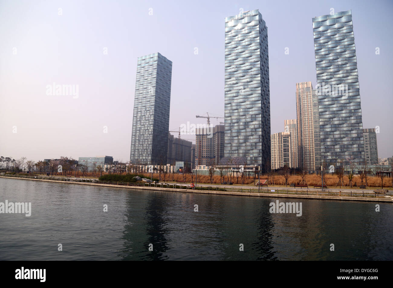 Central Park of the Incheon Free Economic Zone (IFEZ), Incheon, South ...