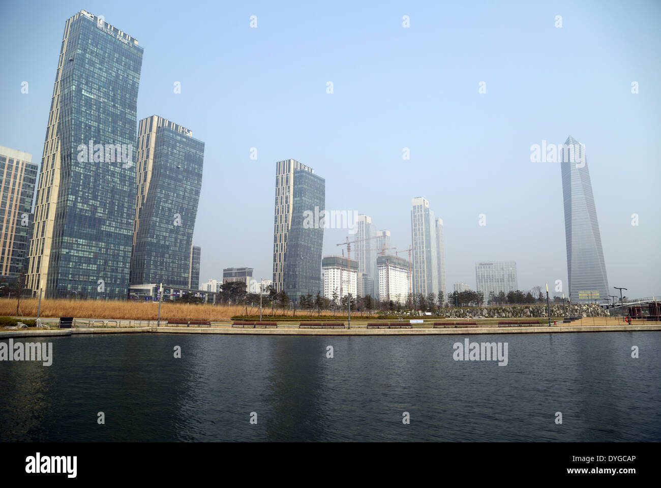 Central Park of the Incheon Free Economic Zone (IFEZ), Incheon, South ...