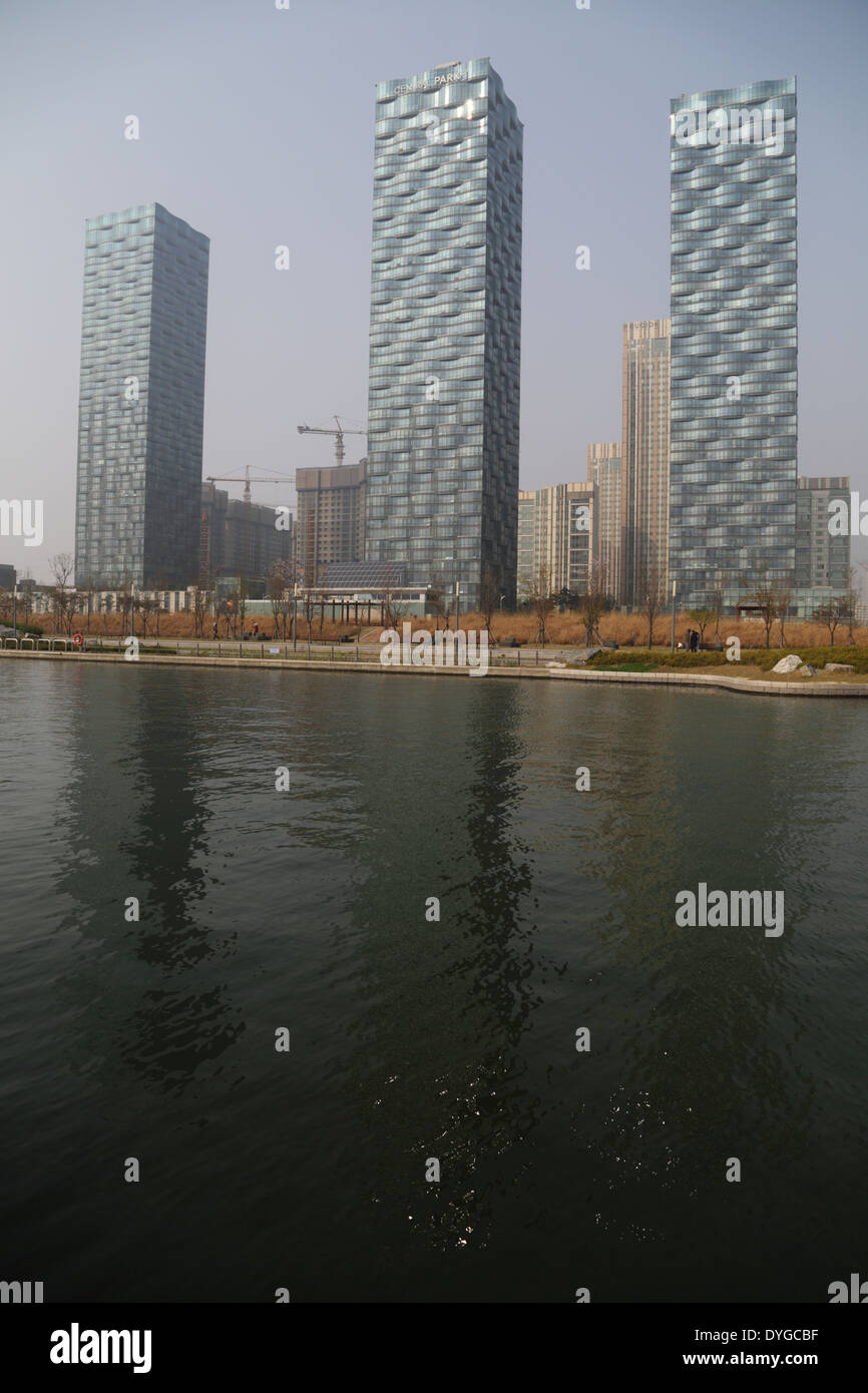 Central Park of the Incheon Free Economic Zone (IFEZ), Incheon, South ...