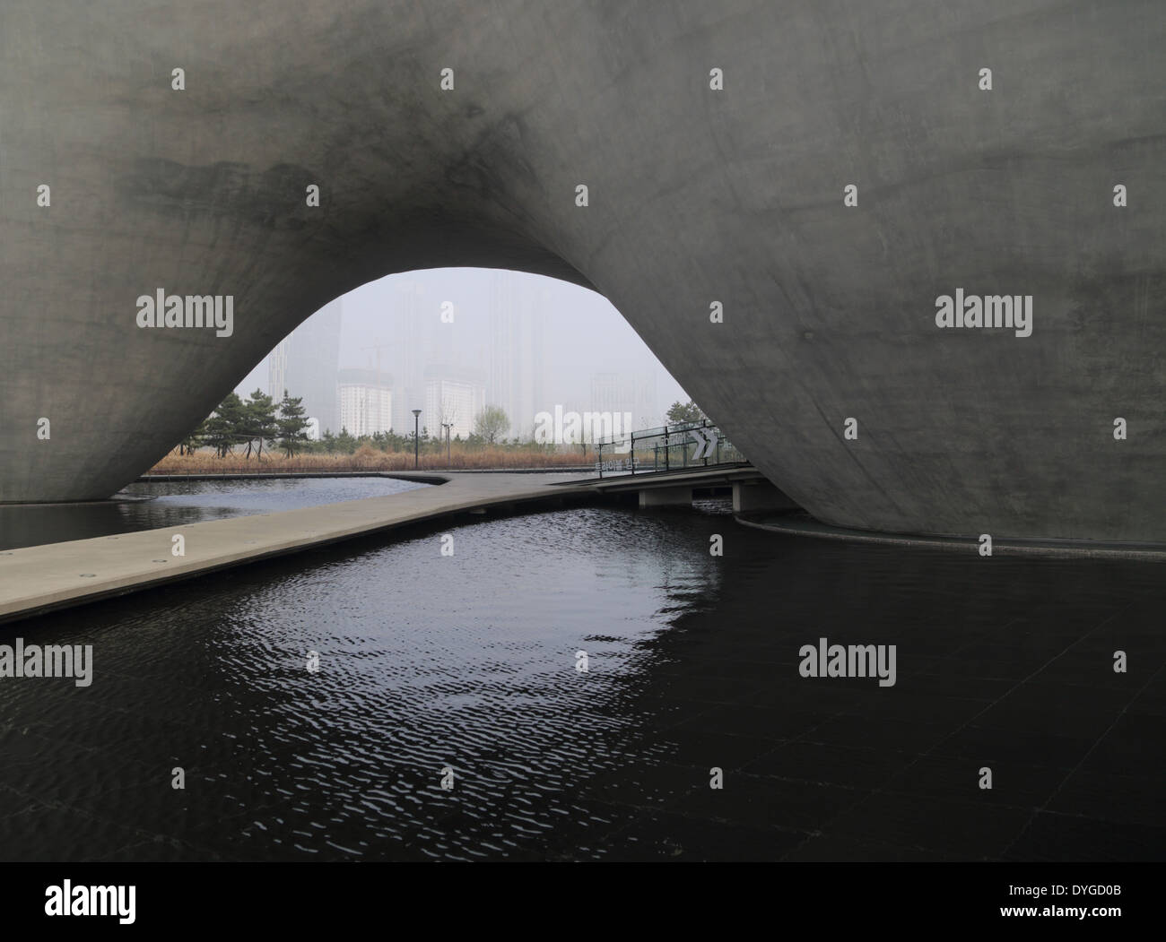 Central Park of the Incheon Free Economic Zone (IFEZ), Incheon, South ...