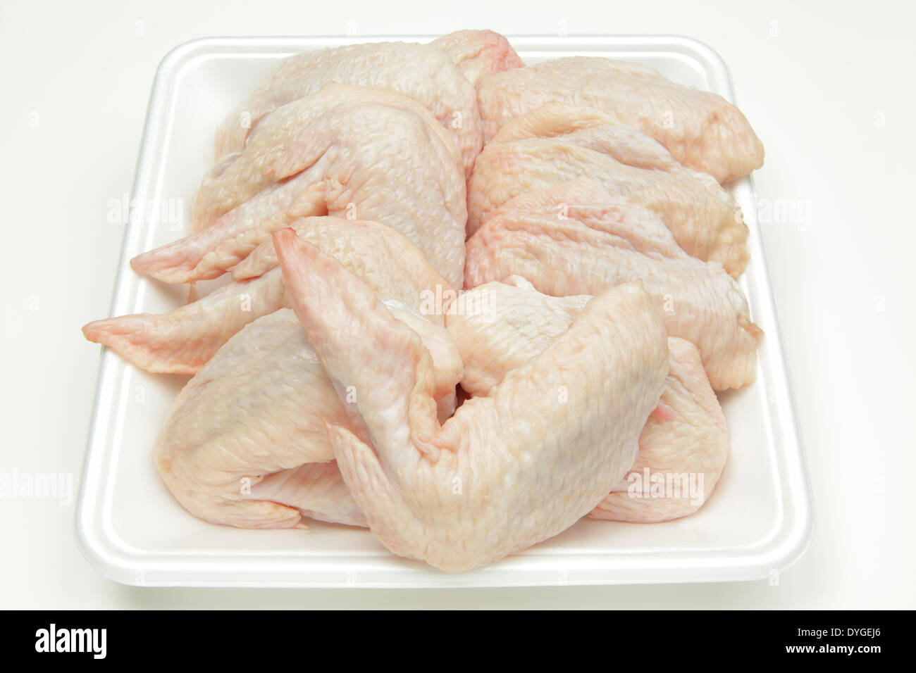 Raw chicken wings Stock Photo - Alamy