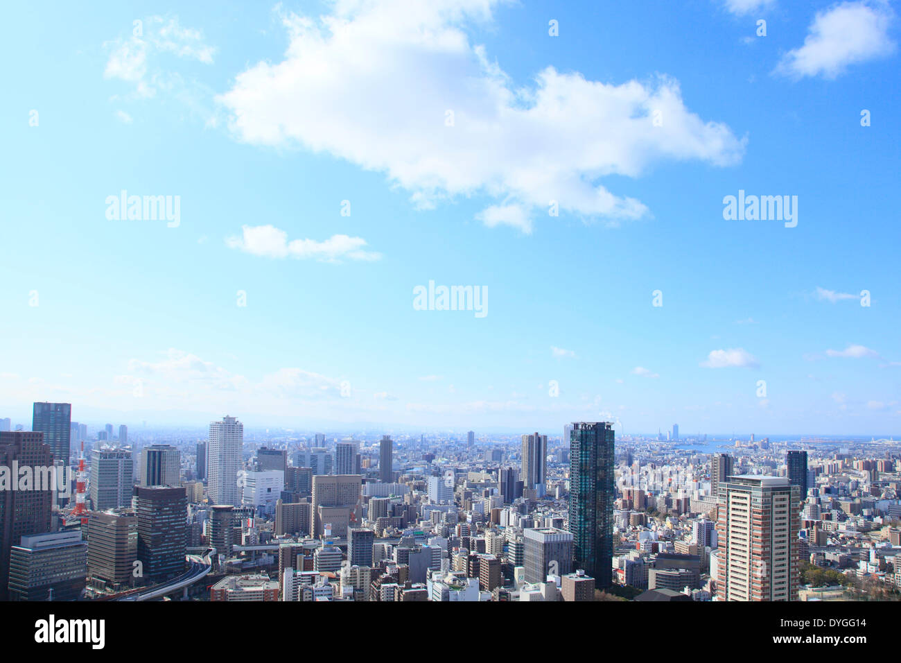 View of Osaka, Japan Stock Photo - Alamy