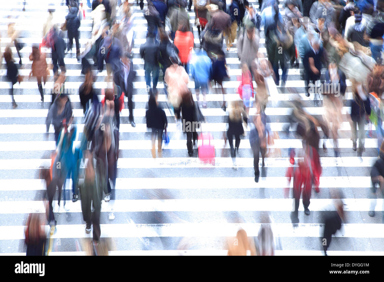Crowd of pedestrians walking Stock Photo - Alamy