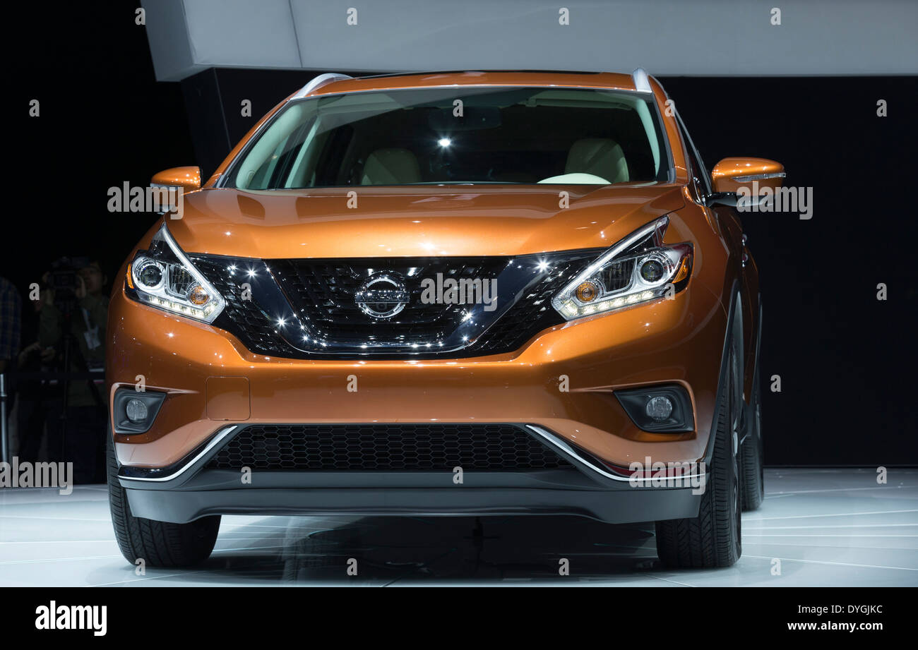 Exterior design of Nissan Murano car edition 2015 on display at New ...