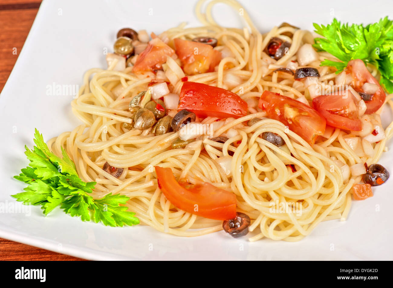 Pasta with vegetable Stock Photo - Alamy