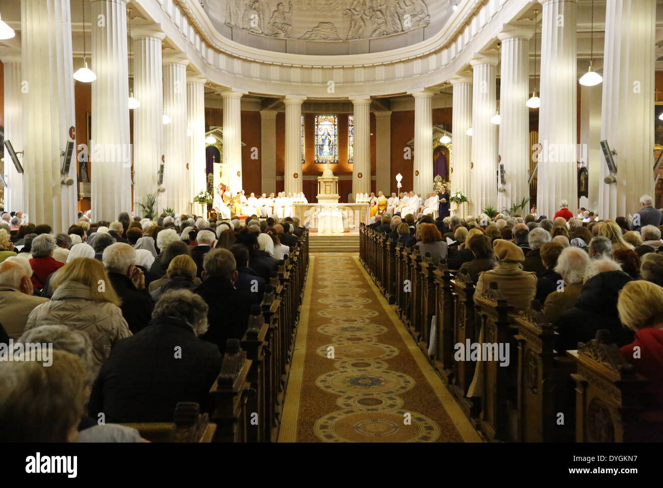Dublin, Ireland. 17th April 2014. Clergy and lay people from all ...