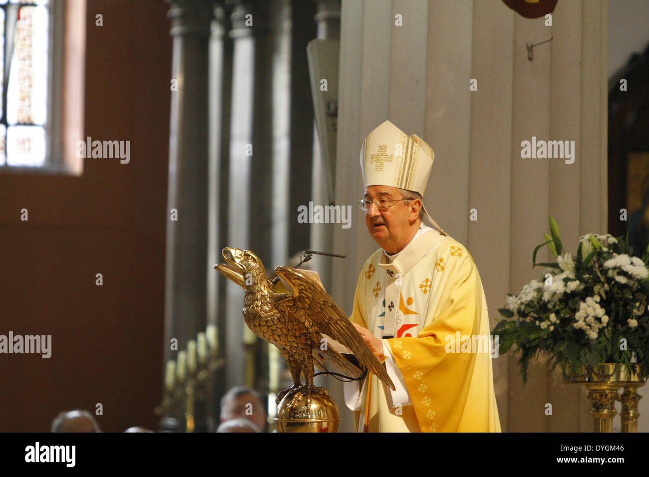 Dublin, Ireland. 17th April 2014. The Archbishop of Dublin Diarmuid ...