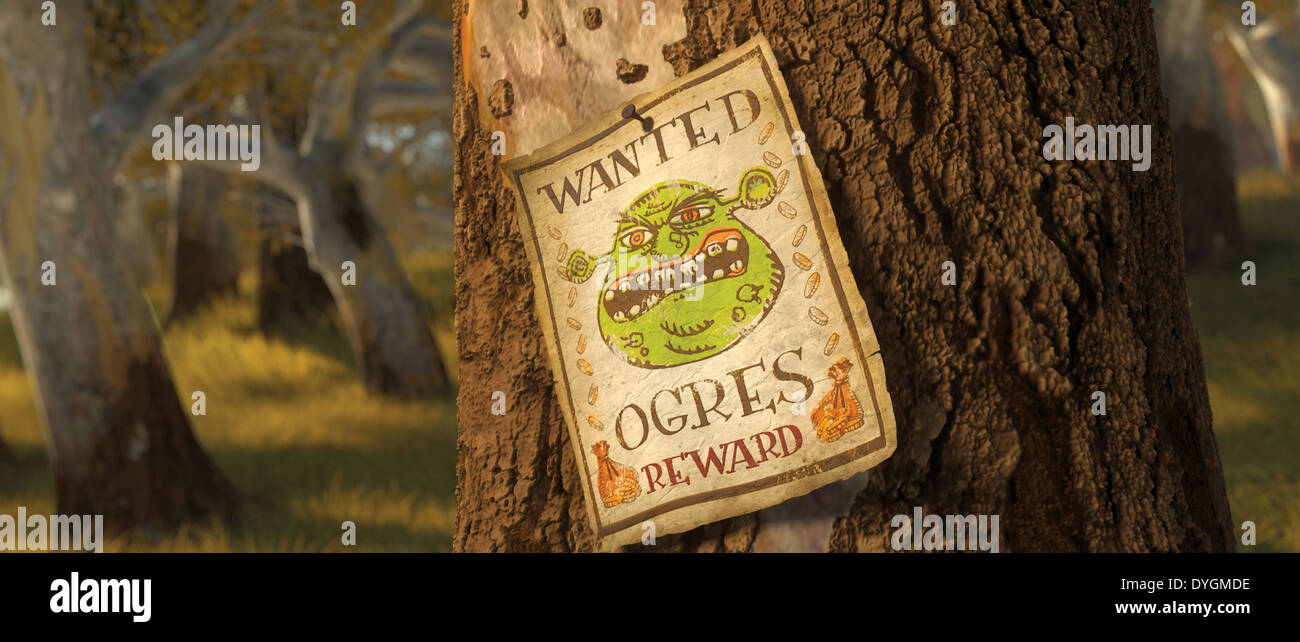 Shrek Wanted Poster