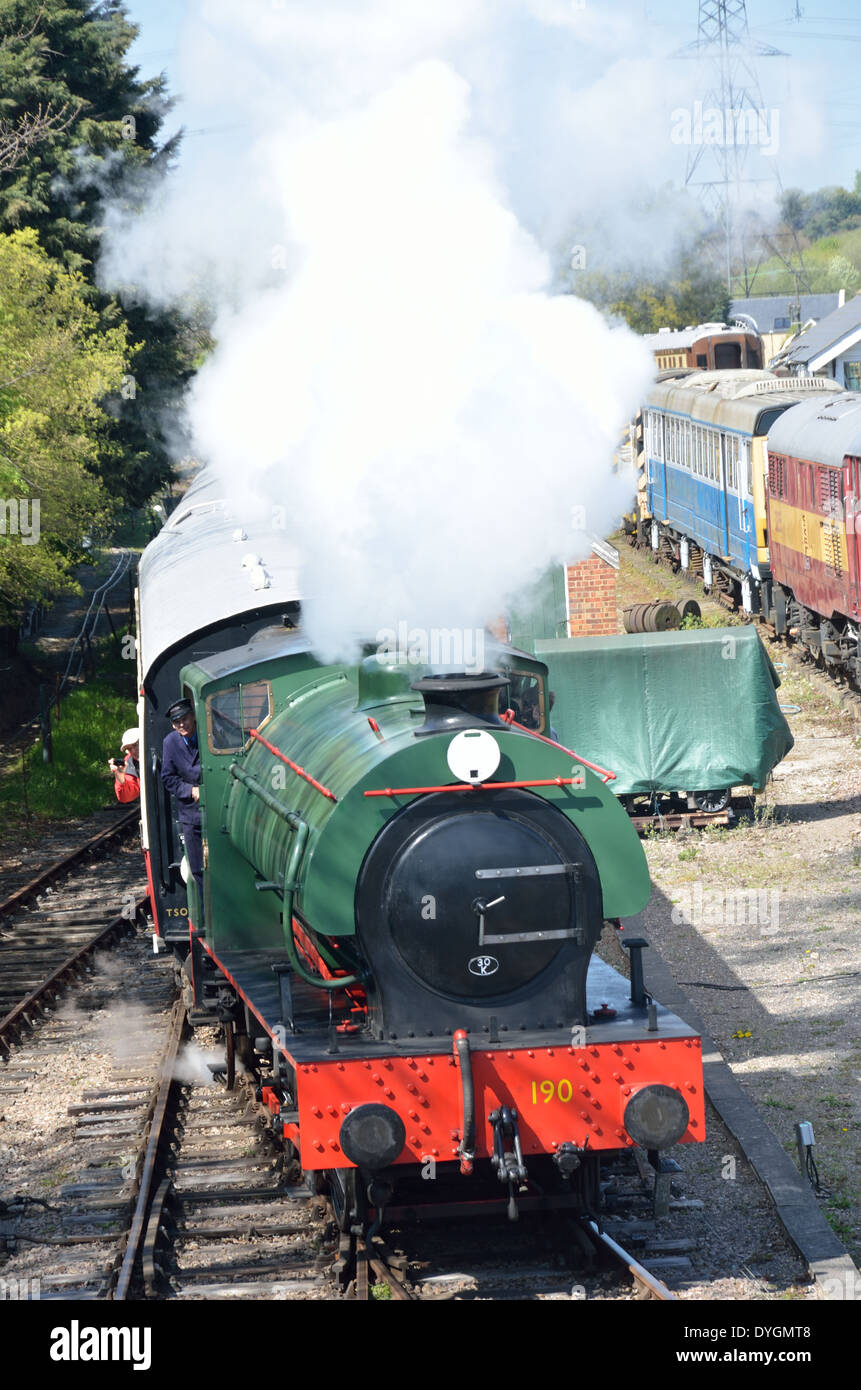 steam train from above Stock Photo - Alamy