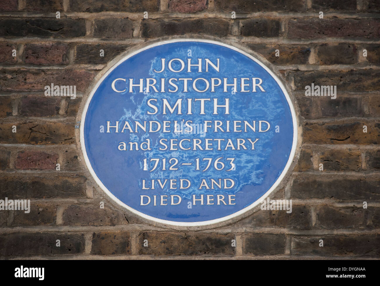 blue plaque marking the home and death site of john christopher smith ...