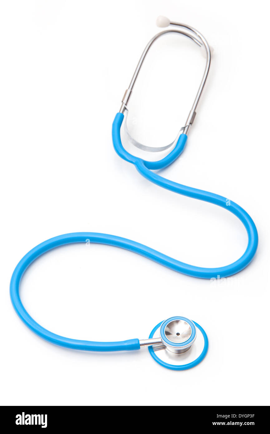 Medical stethoscope isolated on a white studio background Stock Photo ...