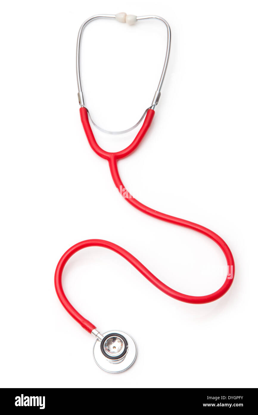 Medical stethoscope isolated on a white studio background Stock Photo ...
