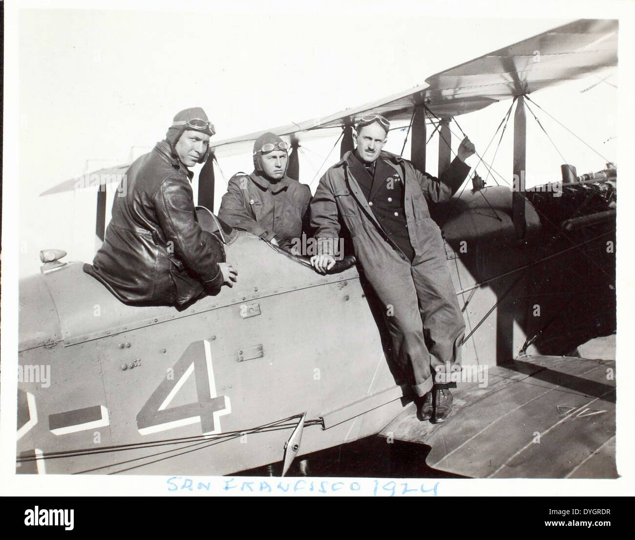 This collection of photographs documents a historic flight from San ...