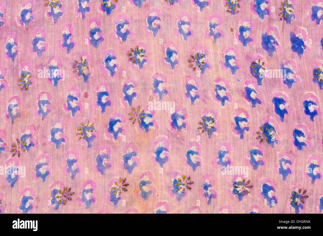 Full frame take of a hippie style fabric Stock Photo - Alamy