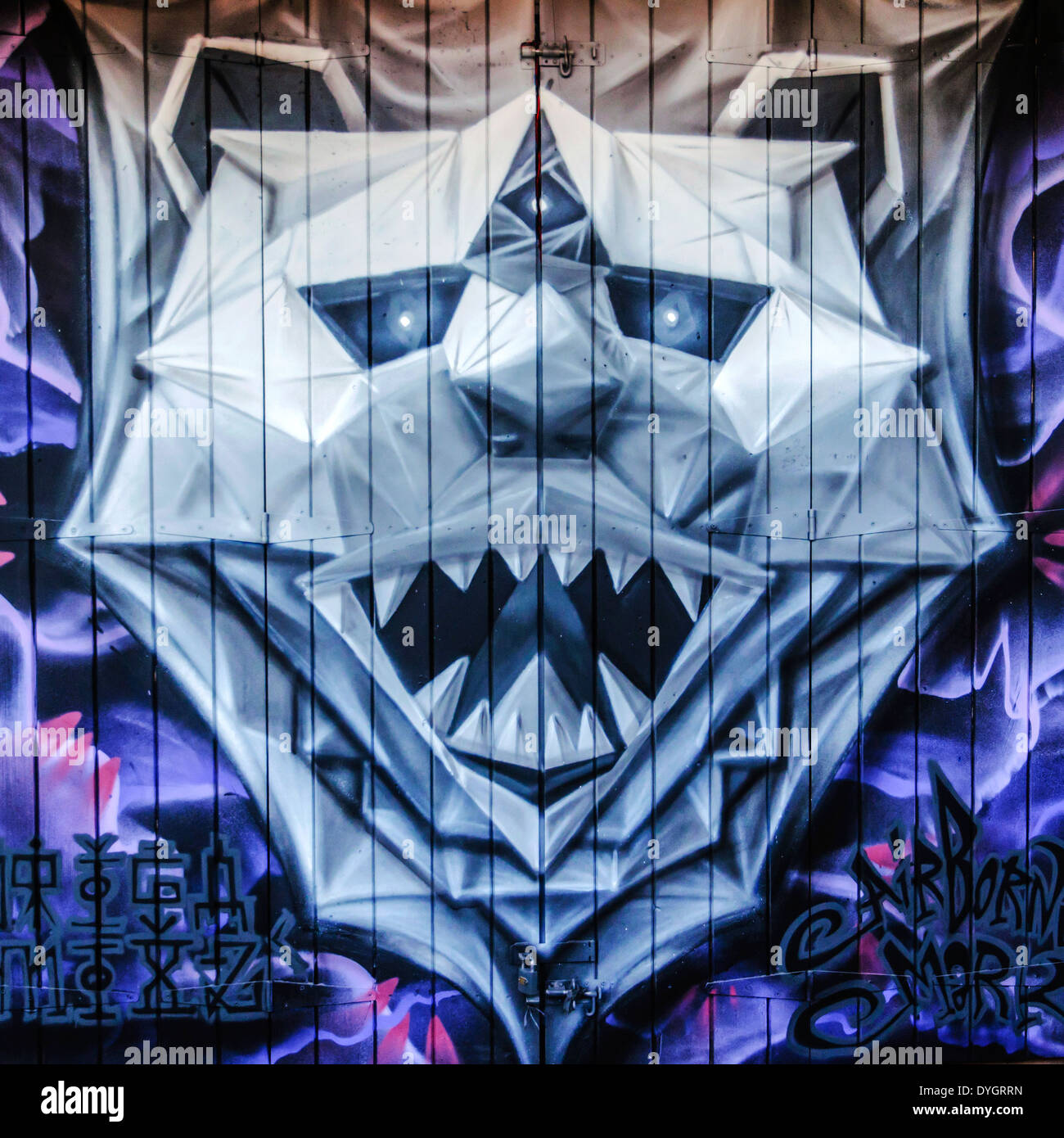 Polar Bear Graffiti Stock Photo - Alamy