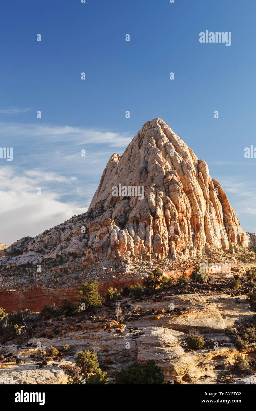Pectols Pyramid, Capitol Reef National Park, Utah USA Stock Photo - Alamy